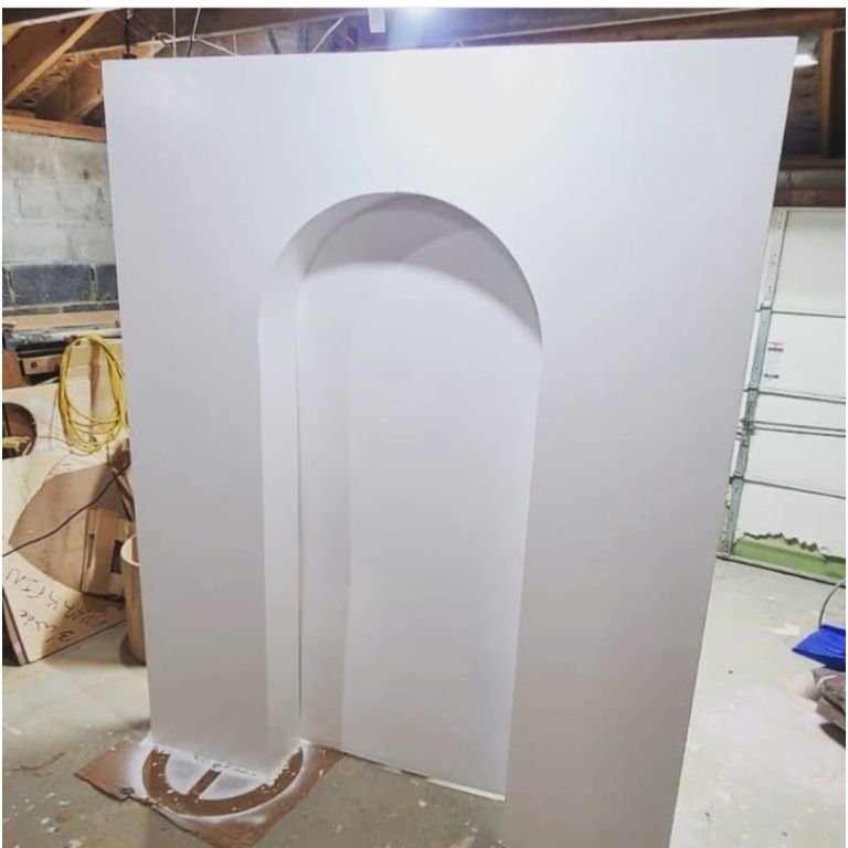 Giant 3d square Arch Wall Backdrop - S.P. Fabrication And Design